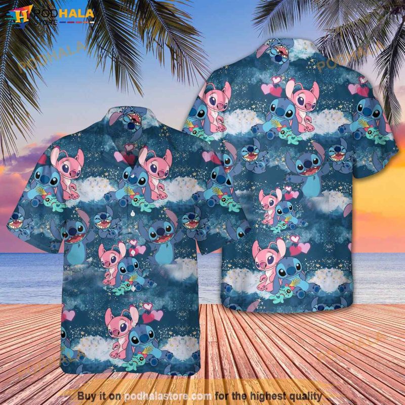 Stitch And Angel Cartoon Lilo And Stitch Aloha Means Family Hawaii ...